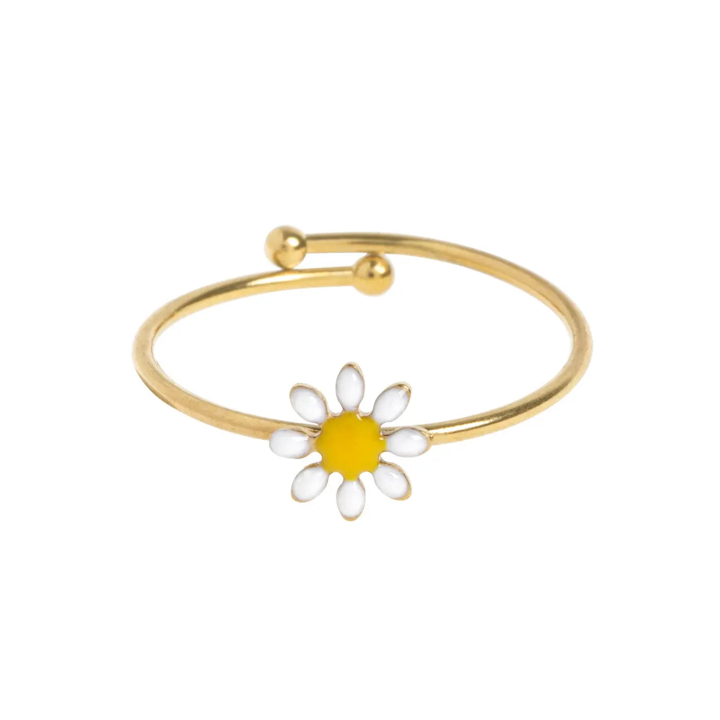 Doris - Daisy Flower Emaljering Rustfritt stål | Timi of Sweden